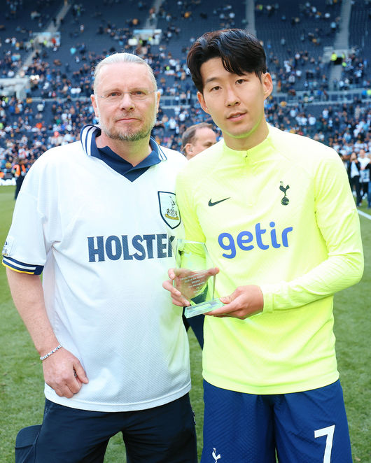 손흥민 EPL 100호골 '감아차기 득점', 토트넘 팬 선정 '올해의 골' - 머니투데이