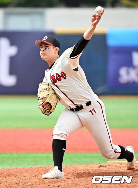 150km 좌완 이어 156km 우완 파이어볼러까지…고교 좌우 넘버원 '강렬한 쇼케이스' - 머니투데이