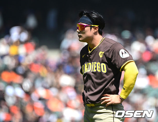 ‘아깝다! 김하성’ 27개 구장 홈런 타구 뺏기고 167km & 153km 직선타…희생플라이마저 아쉬웠다 [SD 리뷰] - 머니투데이