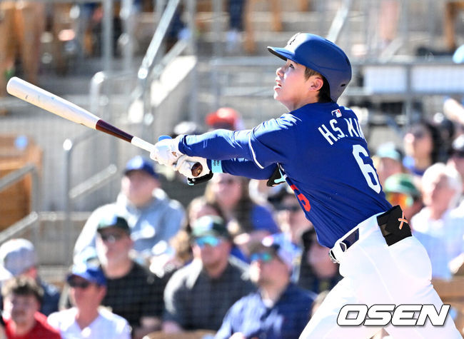 '로버츠 감독님, ML 콜업 이래도 안되나요' 김혜성 164km 총알 2루타→2G 연속 멀티히트 폭발...타율 .296-OPS .925 - 머니투데이