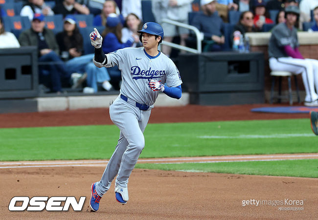 김혜성에게 안타 맞은 오타니, 메츠에 홈런으로 화풀이…157km 던지고 174km 쳤다, ML 홈런 공동 선두 - 머니투데이