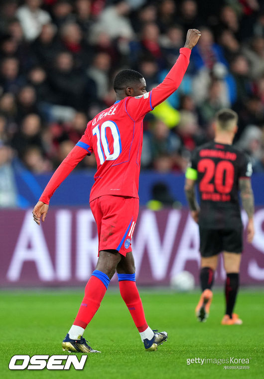 '부상 복귀' 발롱도르 위너 뎀벨레, 레버쿠젠전 7-2 대승 후 "UCL 선두라는 점이 중요하다" - 머니투데이