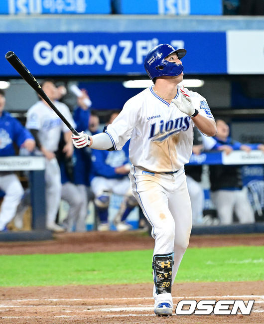 '그냥 미쳤다' OPS 2.135 김영웅, 한화 폰세마저 삼키고 잠실로 간다 [PO] - 머니투데이