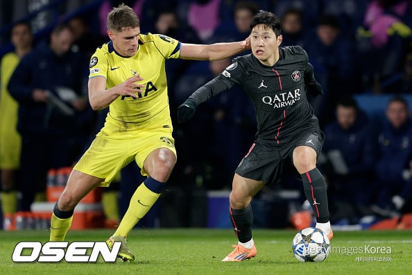 '이강인 골 기점 역할' PSG, 'SON 없는' 토트넘 제대로 울렸다... UCL 리그페이즈 5-3 승리 - 머니투데이