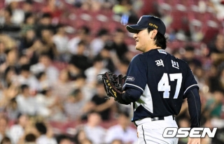 KBO 최초 WC 업셋 노리는 두산, 'AG 0구 金→KIA전 호투' 곽빈이 운명의 열쇠 쥐고 있다 - 머니투데이