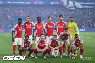 '이강인 결장' PSG, 하키미 결승골로 아스날 2-1 제압...합산 스코어 3-1로 5년 만에 UCL 결승 진출! - 머니투데이