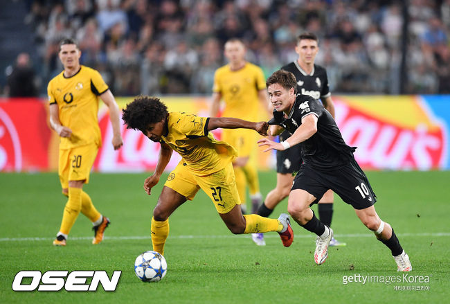 '후반에만 8골 폭발' 유벤투스, 홈에서 BVB에 가까스로 4-4 무승부 - 머니투데이